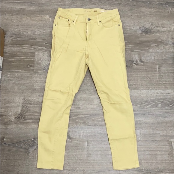 Levi's | Jeans | Pastel Yellow High Rise Levis | Poshmark